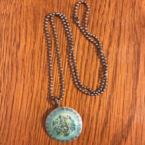 Jewelry | Music Note And Peace Sign Necklace | Poshmark